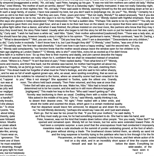 Peter Pan (Captain Hook Design) | Books on the Wall